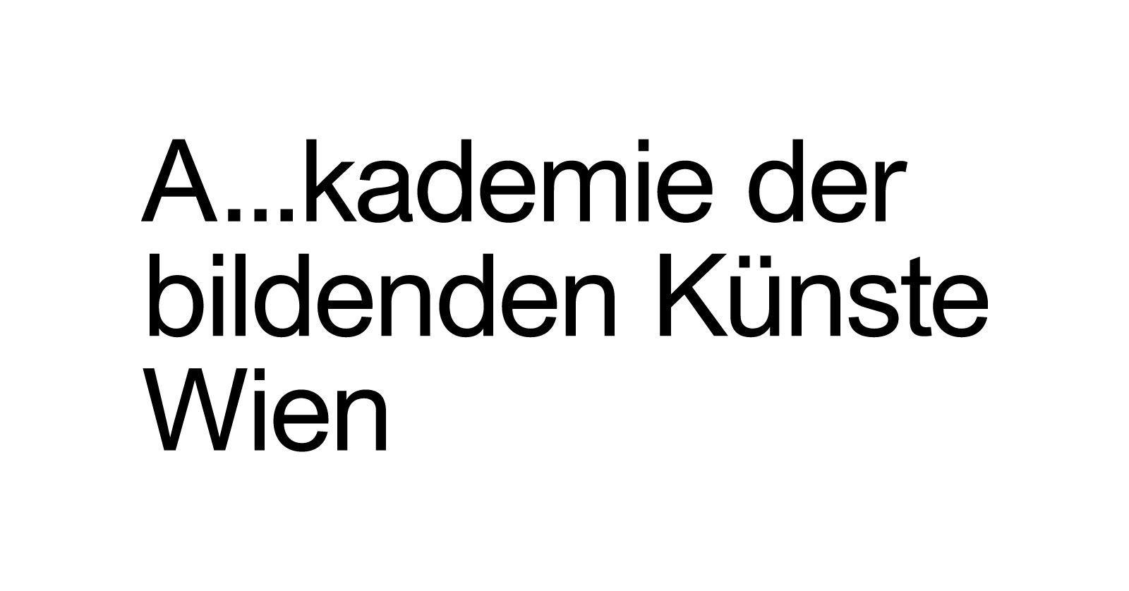 About – New Visual Identity – Academy of Fine Arts Vienna